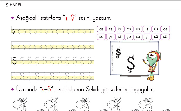 1. Sınıf - Ş Harfi - İlk Okuma Yazma - Konu Anlatımı | Morpa Kampüs