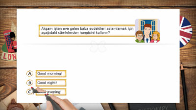 2. Sınıf - Hello! / Merhaba! - İngilizce - Çözümlü Sorusu | Morpa Kampüs