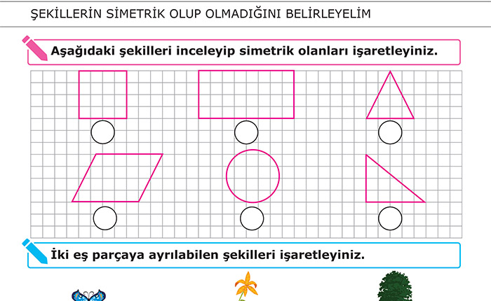 2. Sınıf - Simetri - Matematik - Ödevleri | Morpa Kampüs