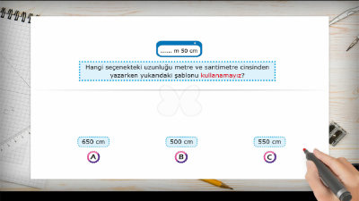 Metre ve Santimetre Arasındaki İlişkiyi Öğrenelim - 3. Sınıf Matematik | Morpa Kampüs
