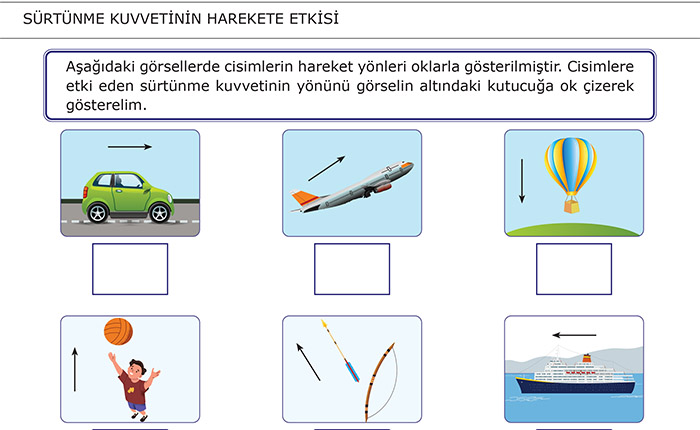 5. Sınıf - Sürtünme Kuvvetinin Harekete Etkisi - Fen Bilimleri ...