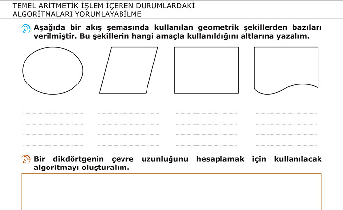 5. Sınıf - Temel Aritmetik İşlem İçeren Durumlardaki Algoritmaları ...